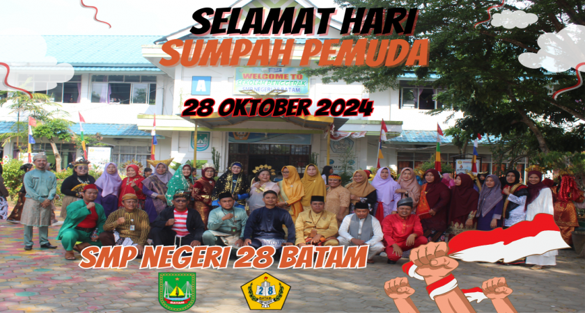 UPACARA PERINGATAN HARI SUMPAH PEMUDA TAHUN 2024 | SMP NEGERI 28 BATAM