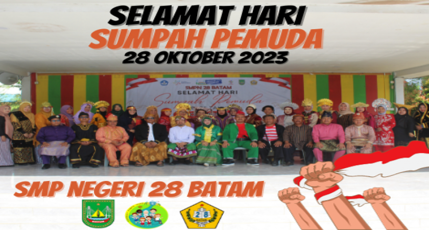 UPACARA PERINGATAN HARI SUMPAH PEMUDA TAHUN 2023 | SMP NEGERI 28 BATAM
